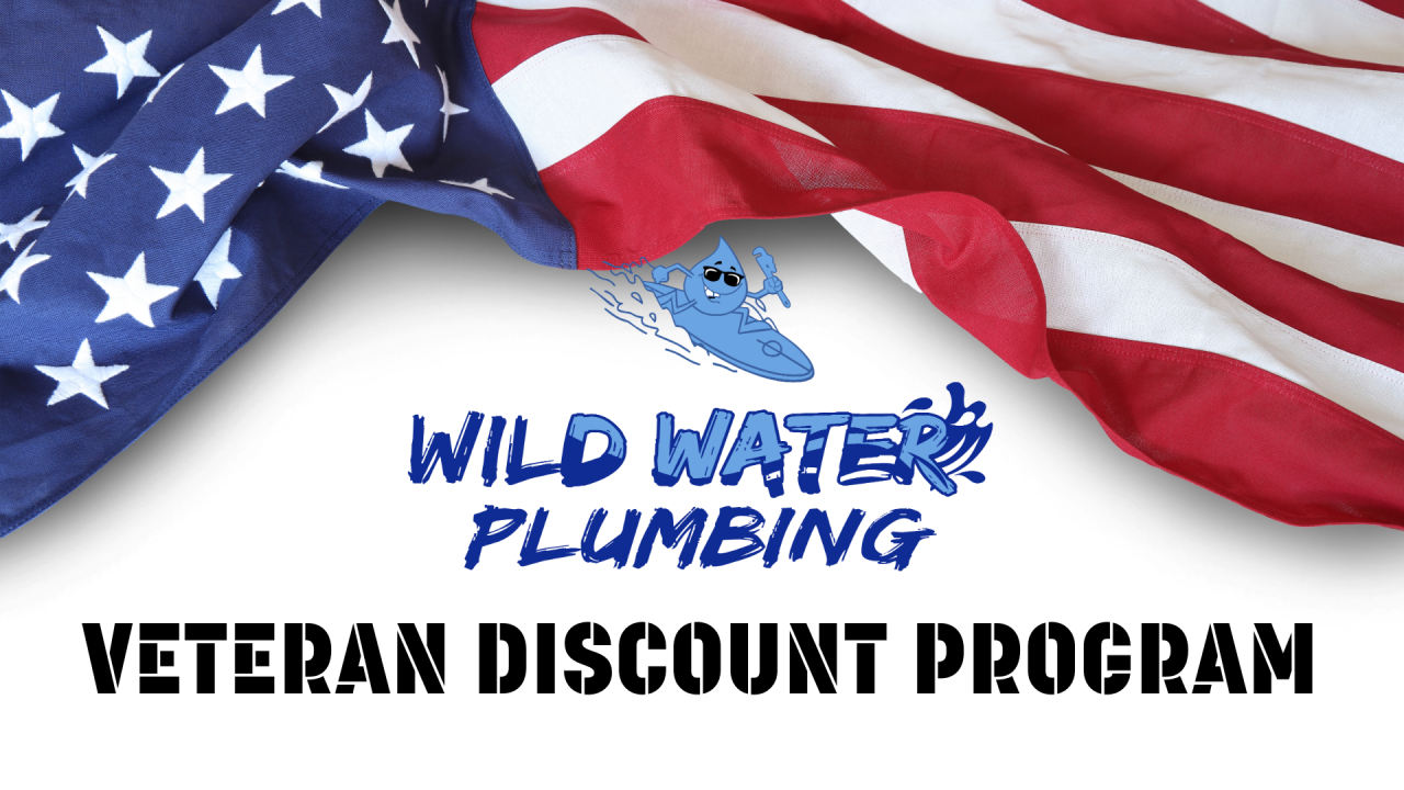 Veteran Discount Program - Wild Water Plumbing Greater Jacksonville, NC